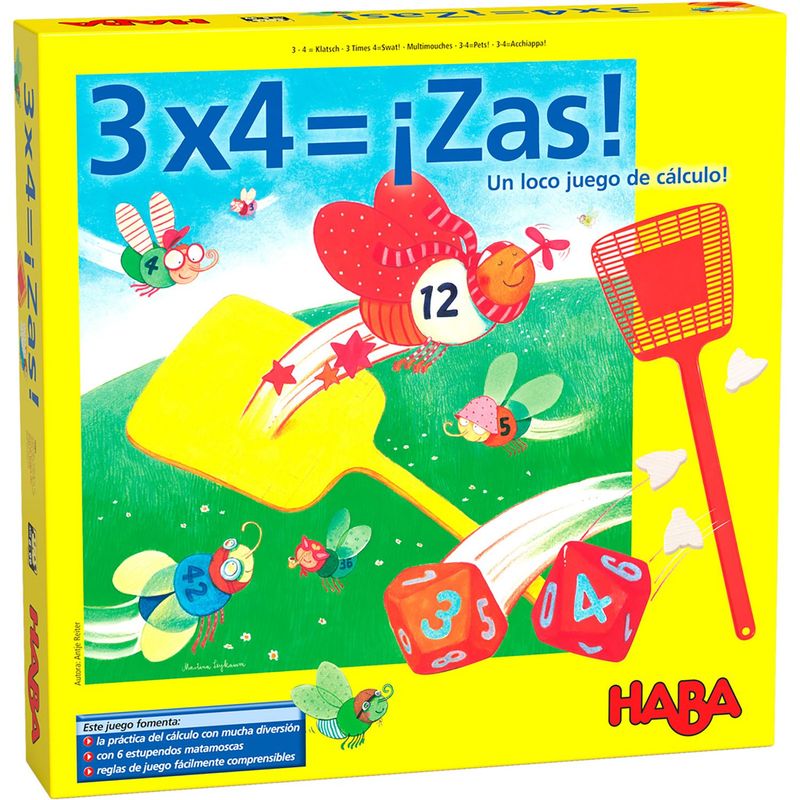 Juego de Mesa 3 x 4 = ¡Zas! HABA | falabella.com