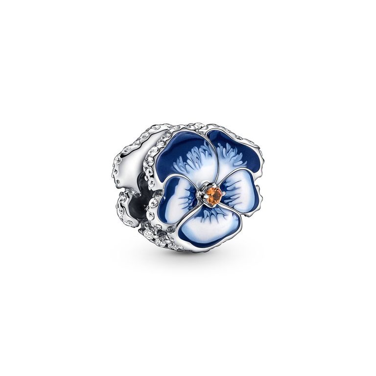 Charm Pensamiento Azul PANDORA | falabella.com
