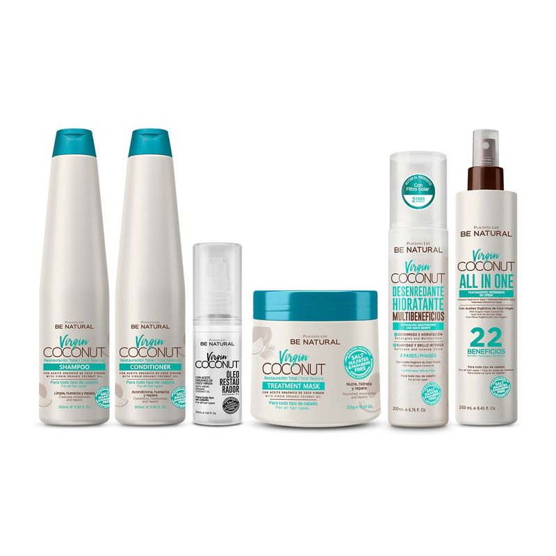 BE NATURAL Combo Virgin Coconut 350ml BE NATURAL | falabella.com