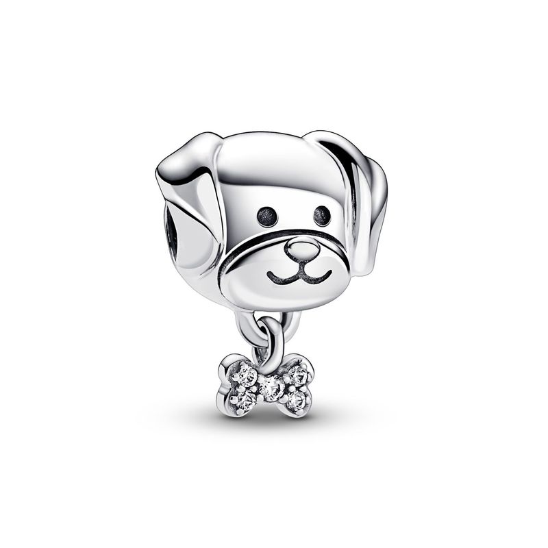 Charm Perro mascota y hueso Pandora Plata Esterlina PANDORA | falabella.com
