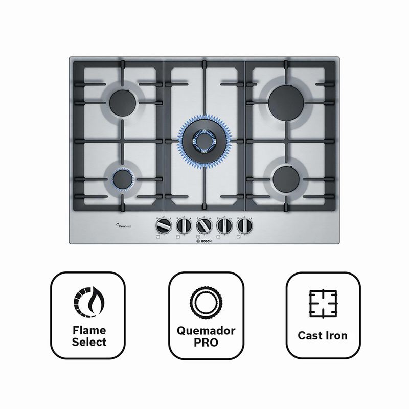 ENCIMERA BOSCH PCQ7A5B90 INOX BOSCH | falabella.com