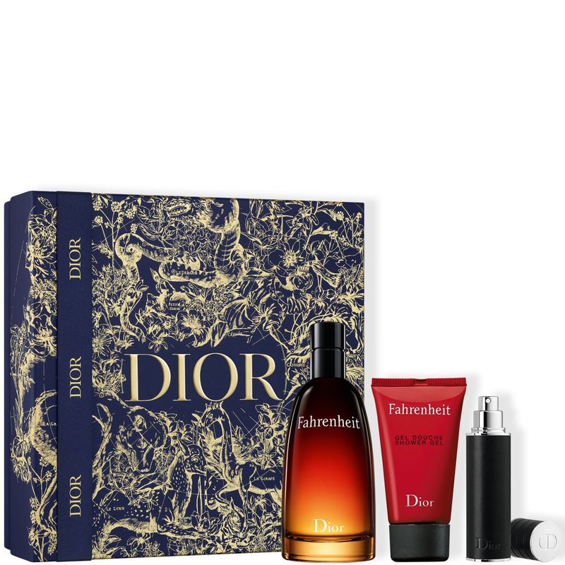 Set de Regalo Fahrenheit - Eau de Toilette, Gel de ducha y Vaporizador ...