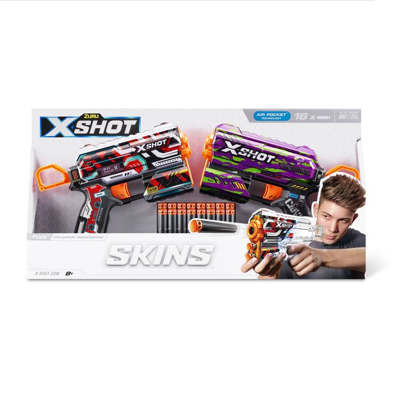 Pack X2 Lanzadores Skins Flux X-shot X-SHOT | falabella.com