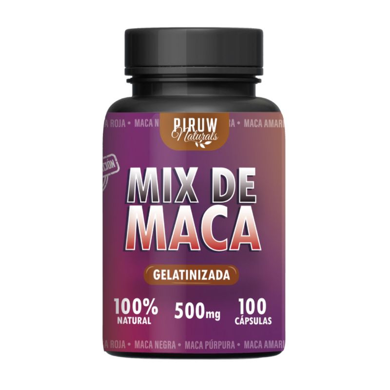 Piruw Naturals Mix de Maca 100 Cápsulas PIRUW NATURALS | falabella.com