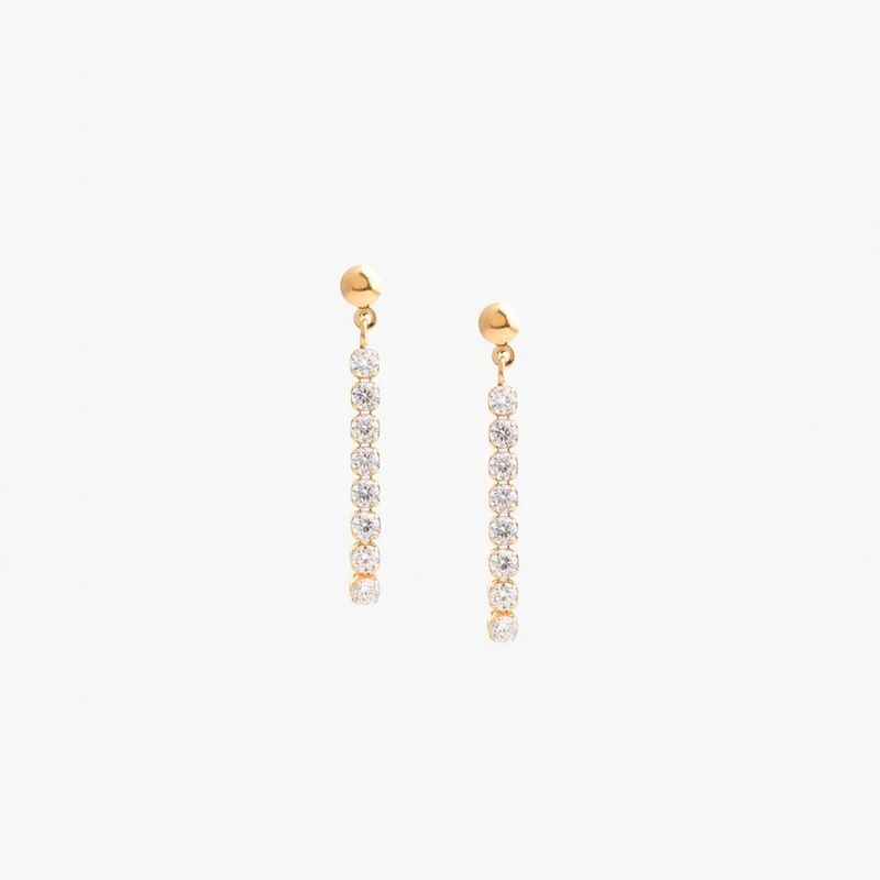 Arete The Only One Plata Amarillo ADRIA | falabella.com