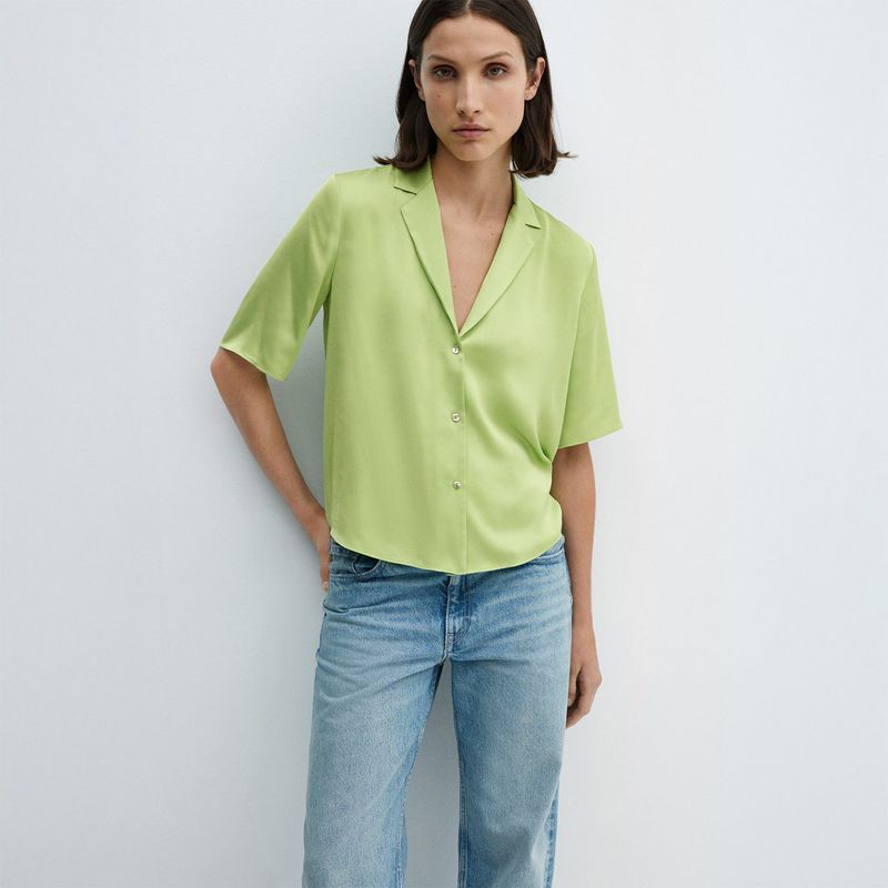 Blusa Manga Corta Mujer Mango MANGO | falabella.com