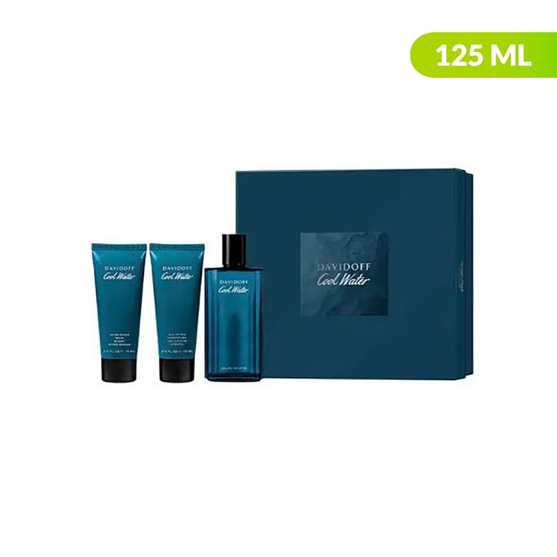 Set Cool Water Man Eau De Toilette 125ml DAVIDOFF | falabella.com