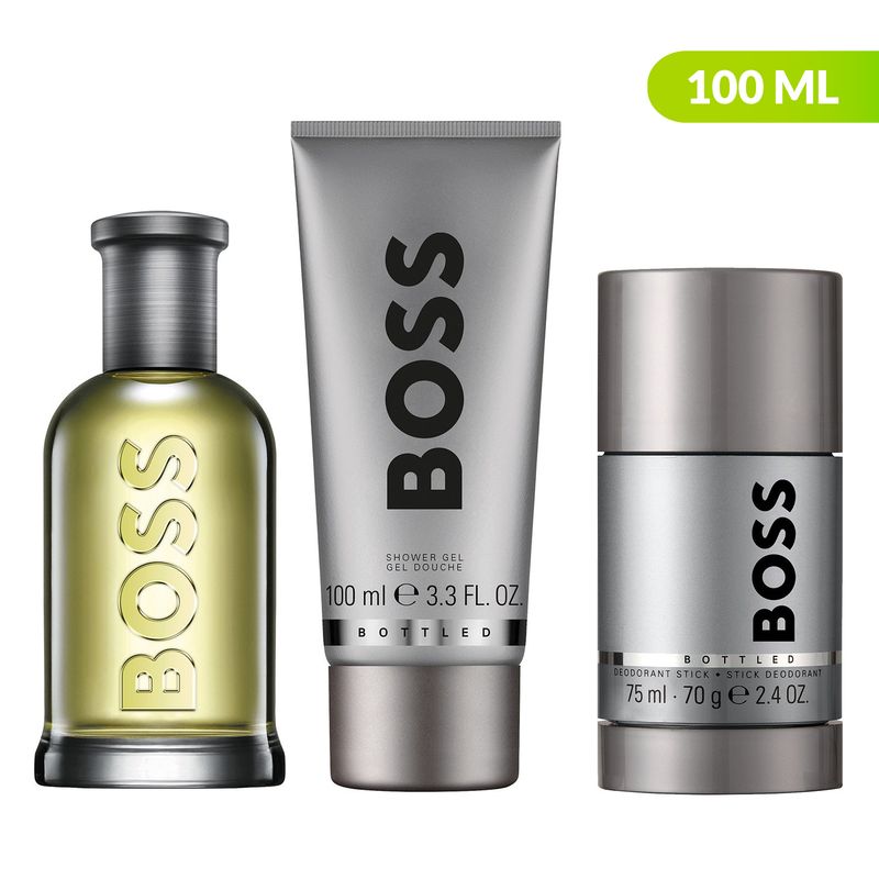 Set Boss Bottled Eau De Toilette 100ml Hombre HUGO BOSS | falabella.com