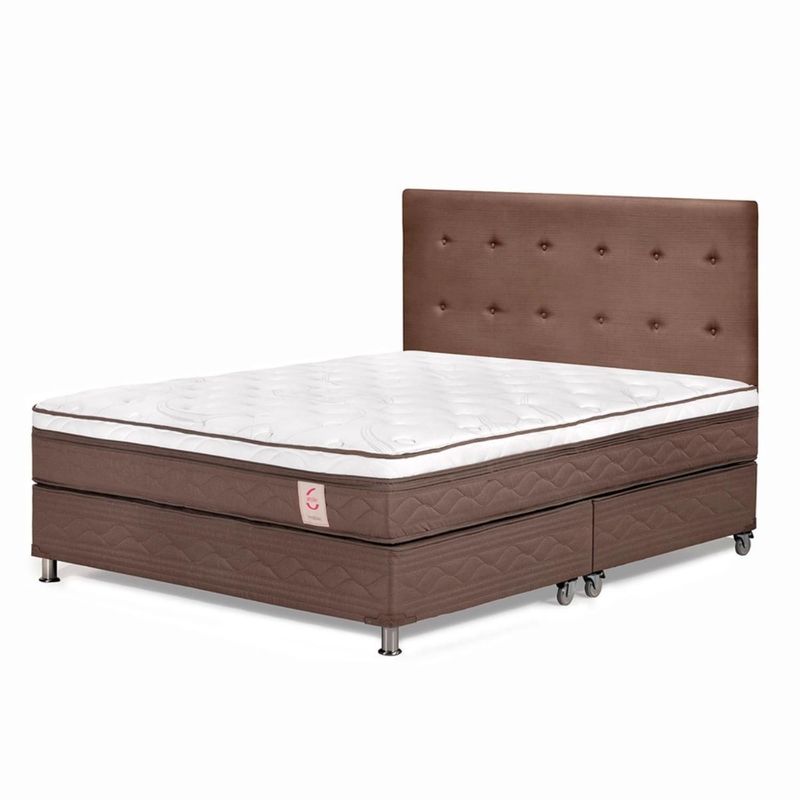 Cama Box Tarima Ns6 King West Café ROSEN | falabella.com