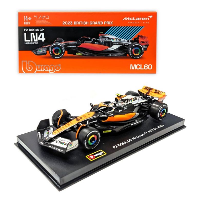 Carro F1 Mclaren Racing 2023 Bburago Fórmula 1 BURAGO | falabella.com