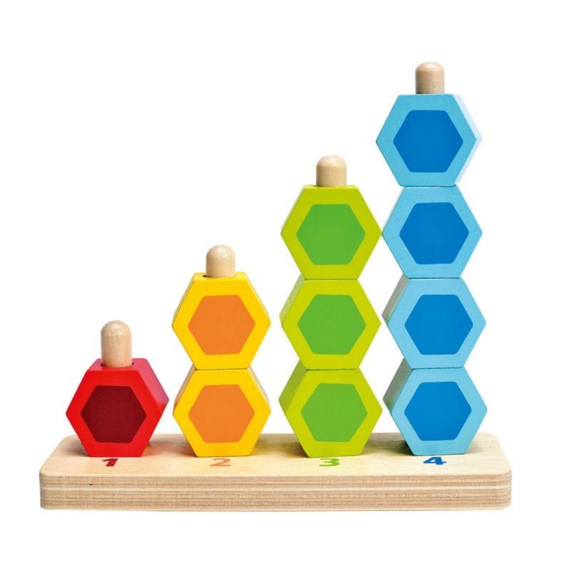 Juguete Didáctico Para Apilar Y Contar De Madera Hape HAPE | falabella.com