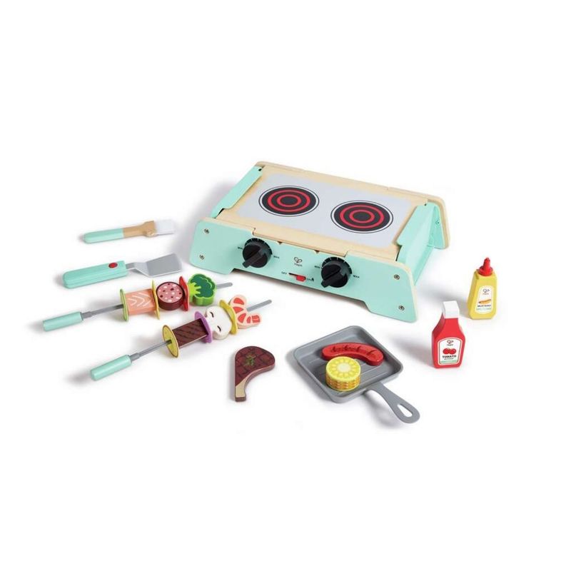 Juguete Set Interactivo Barbacoa Y Parrilla De Madera Con Sonido Hape ...