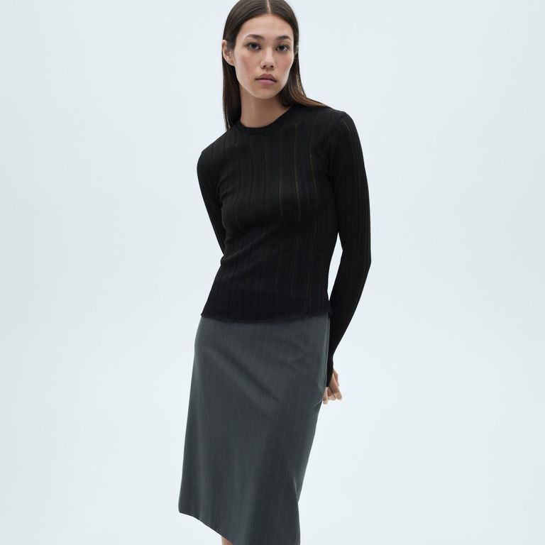 Polo Tutum Manga Larga Mujer Mango MANGO | falabella.com