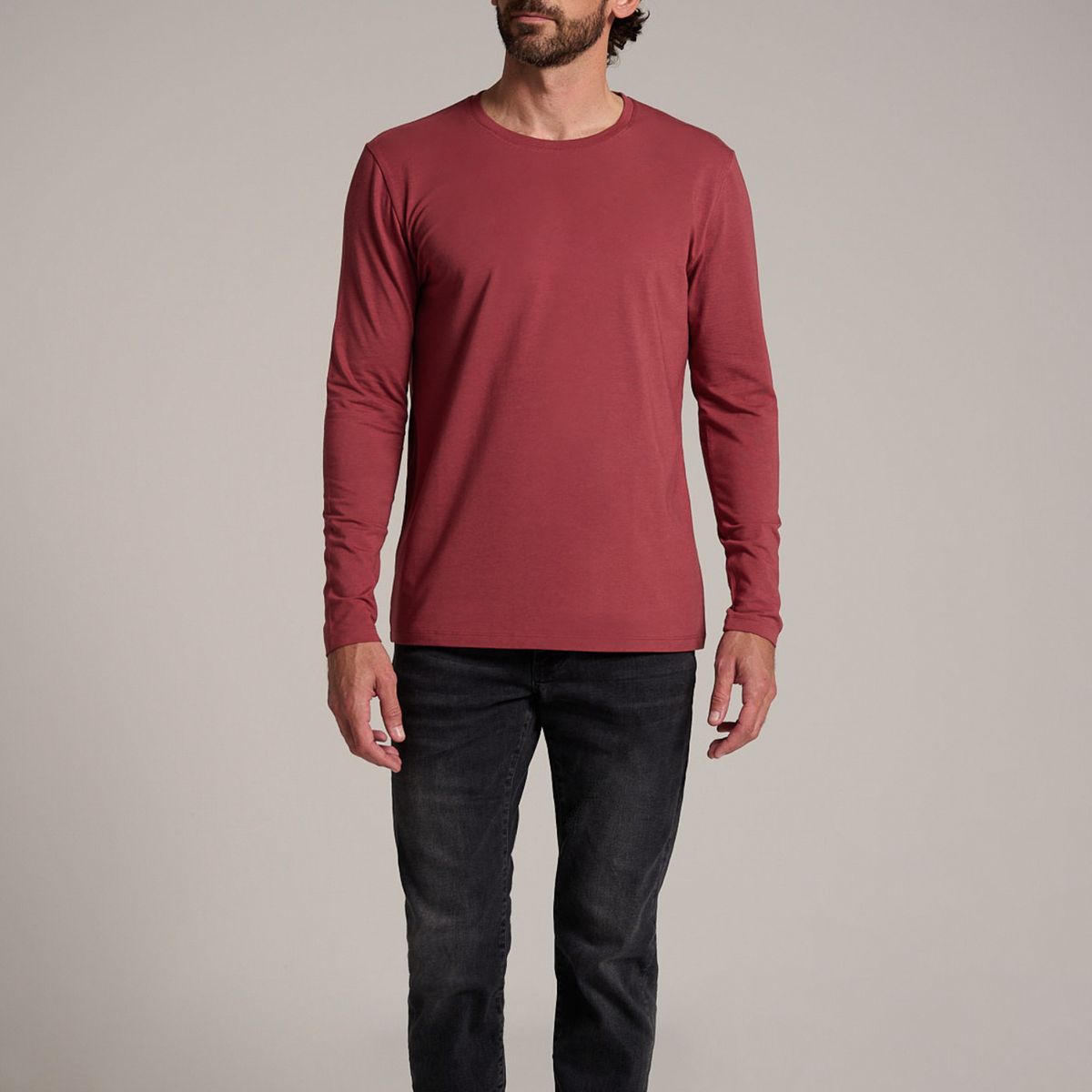 Polo Manga Larga Algodón Hombre Unbranded UNBRANDED COMPANY | Falabella ...