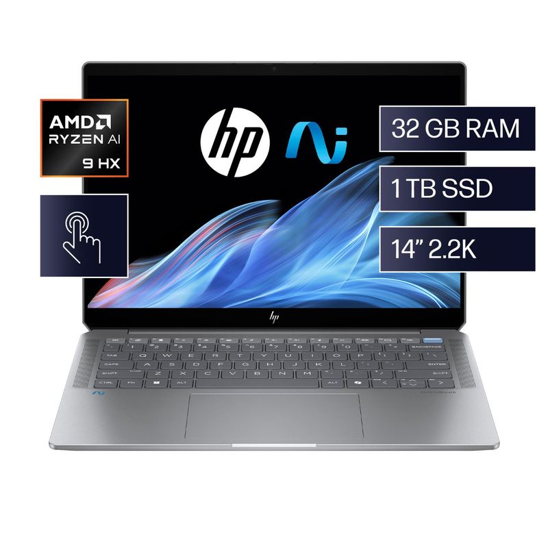 Laptop Hp Omnibook Ultra 14-fd0001la AMD Ryzen Ai 9 32gb 1 Tb Ssd 14 " Touch Screen 2.2k Windows ...