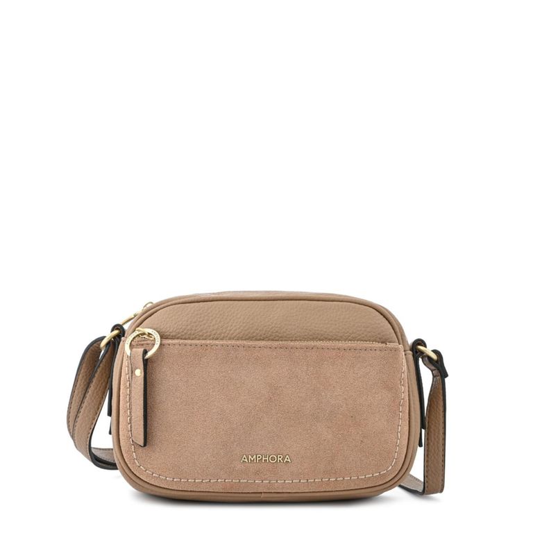 Crossbody Amphora Villette Taupe AMPHORA | falabella.com