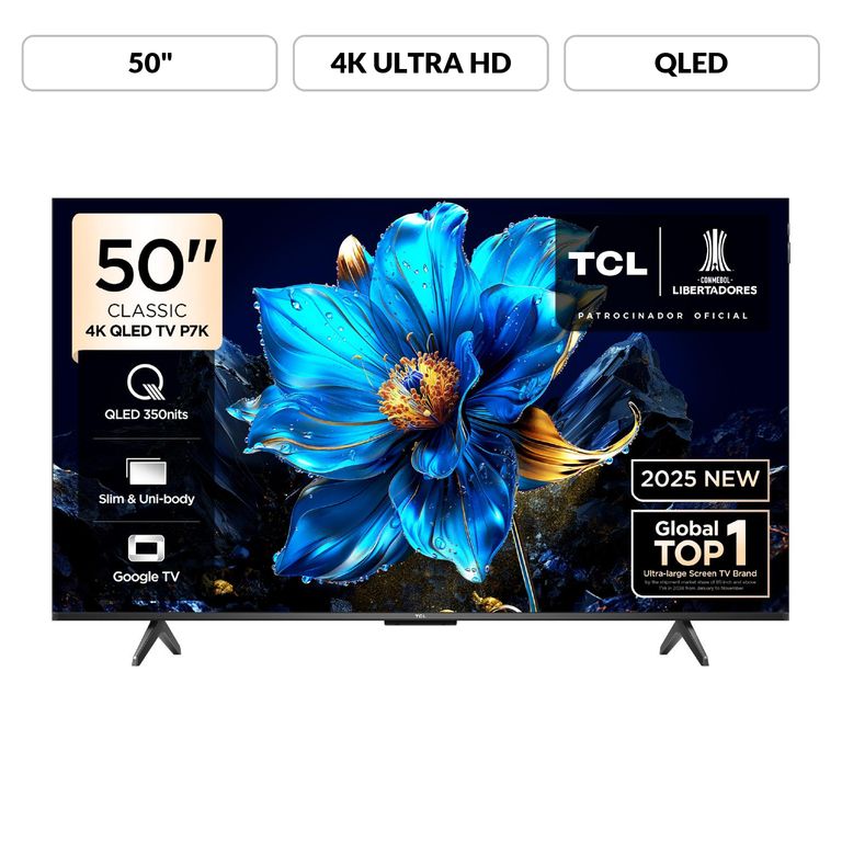 Televisor Tcl 50" Qled 4k 50p7k Google Tv TCL | falabella.com
