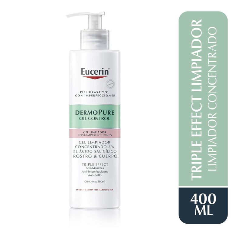 Eucerin Dermopure Gel Limpiador Triple Effect 400ml EUCERIN | falabella.com