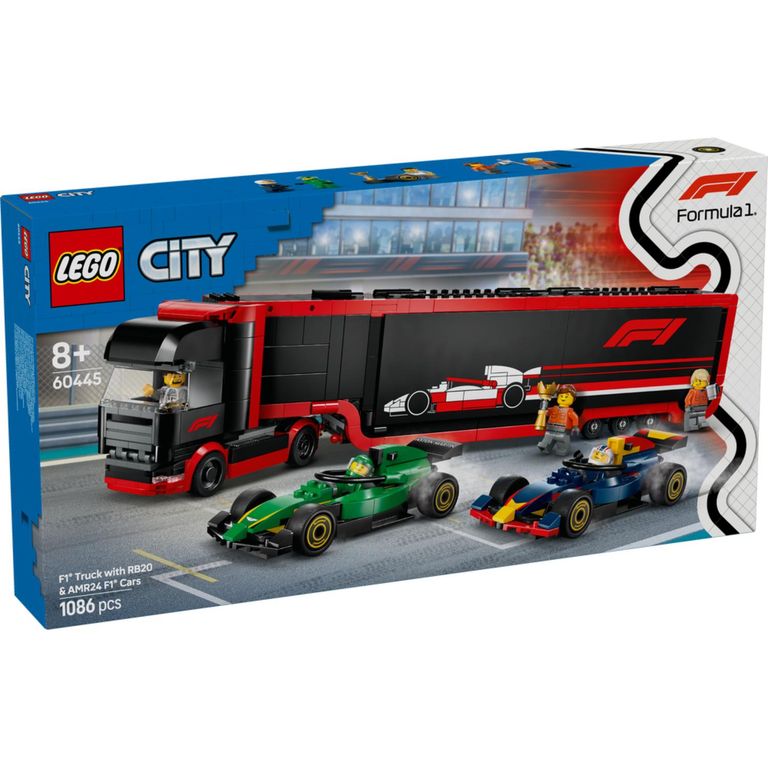 Carro F1 con Camión Rb20 Y Amr24 Fórmula 1 Lego 60445 LEGO | Falabella Perú