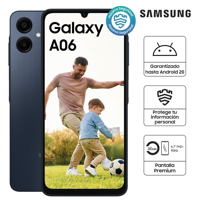 Celular Galaxy A06 4g 128gb Black SAMSUNG | falabella.com