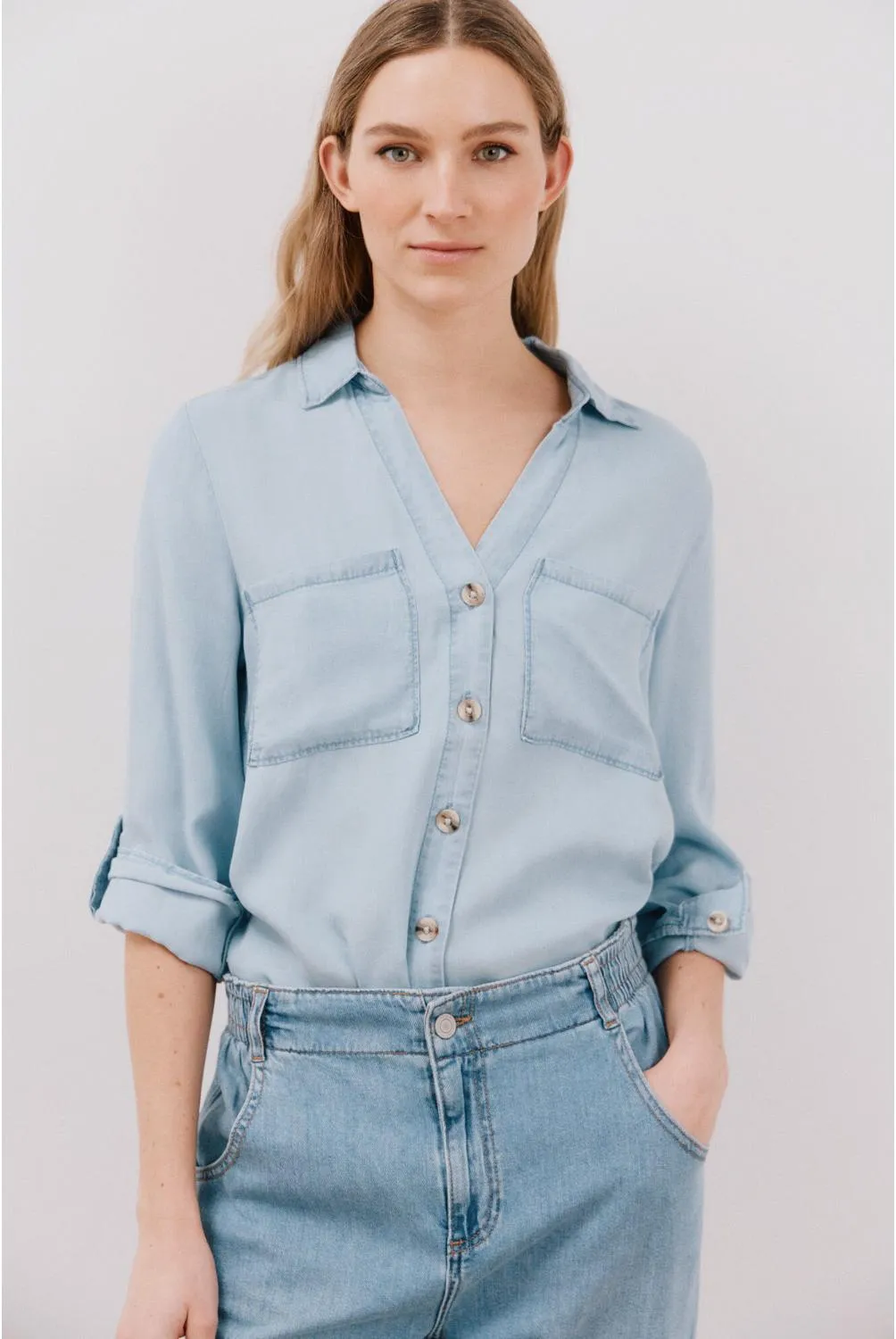 Blusa Manga Larga Casual Mujer Cortefiel CORTEFIEL | falabella.com