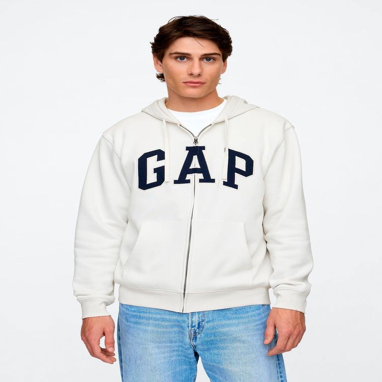 Polera Logo Full Zip Hombre Gap GAP | falabella.com