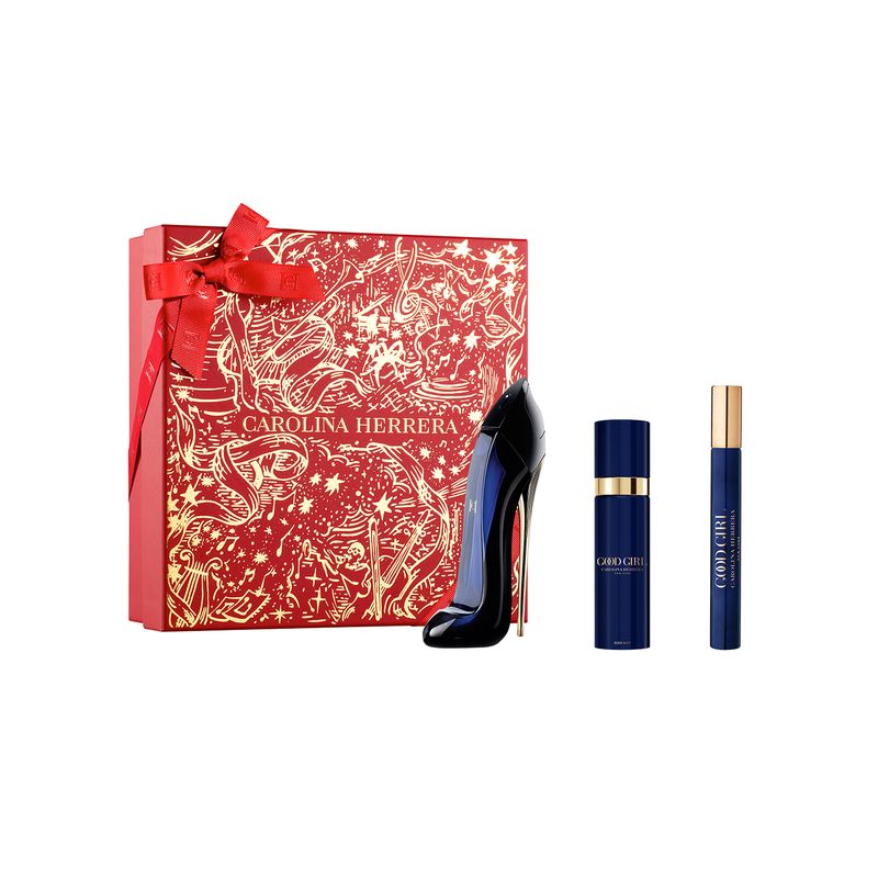 Set Carolina Herrera Good Girl Edp 50ml+body Mist+mini 10ml CAROLINA ...