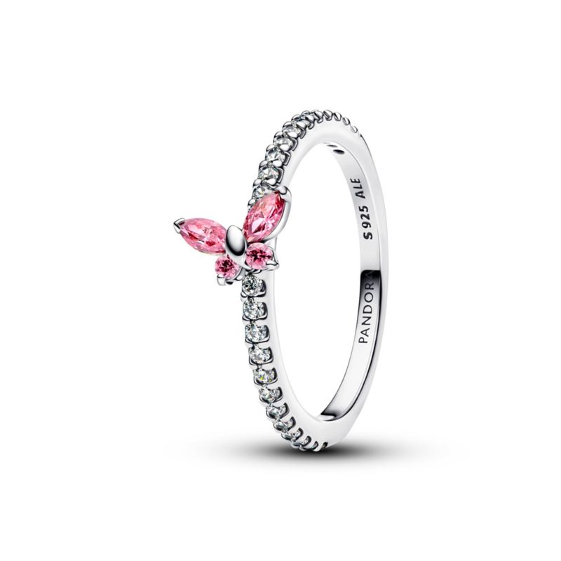 Anillo Mariposa Resplandeciente Rosado PANDORA | falabella.com