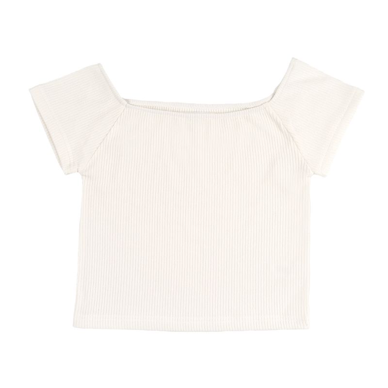 Polo Tejido Off Shoulder Manga Corta Mujer Redwood | Tottus Perú