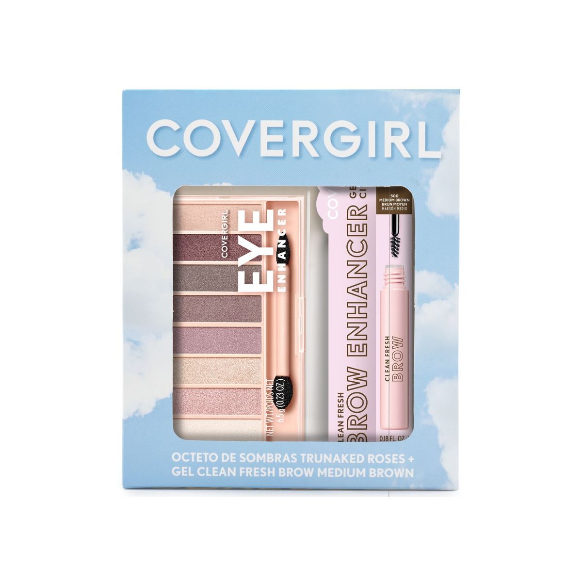 Pack Octeto Sombra Roses + Gel de cejas Medium Brown COVERGIRL ...