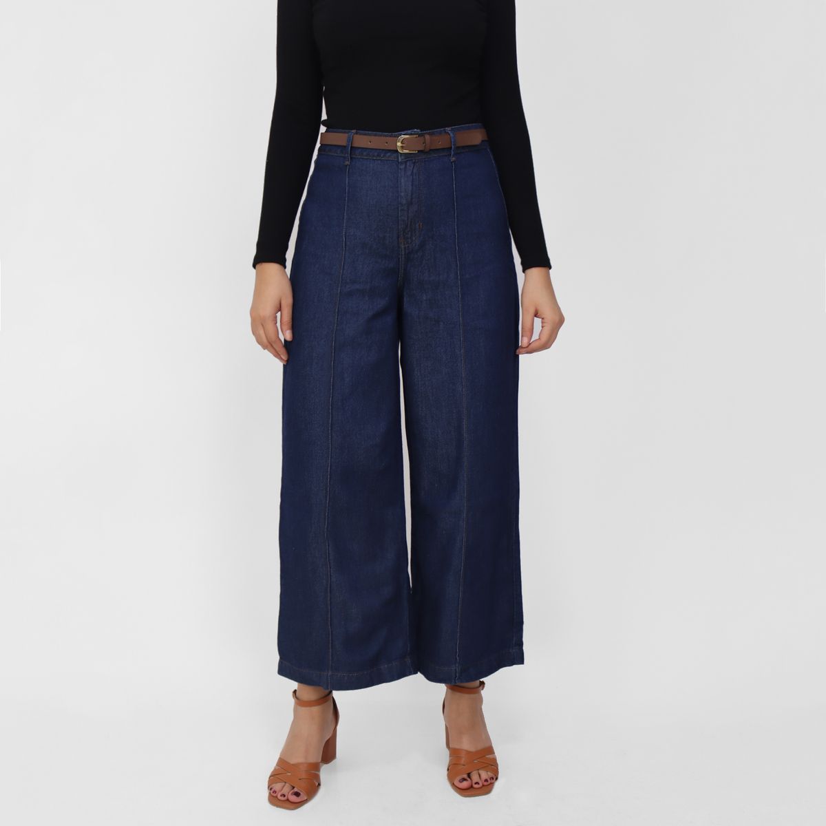 Jean Wide Leg Tiro Medio Mujer Kayra Poblet KAYRA POBLET | Falabella Perú