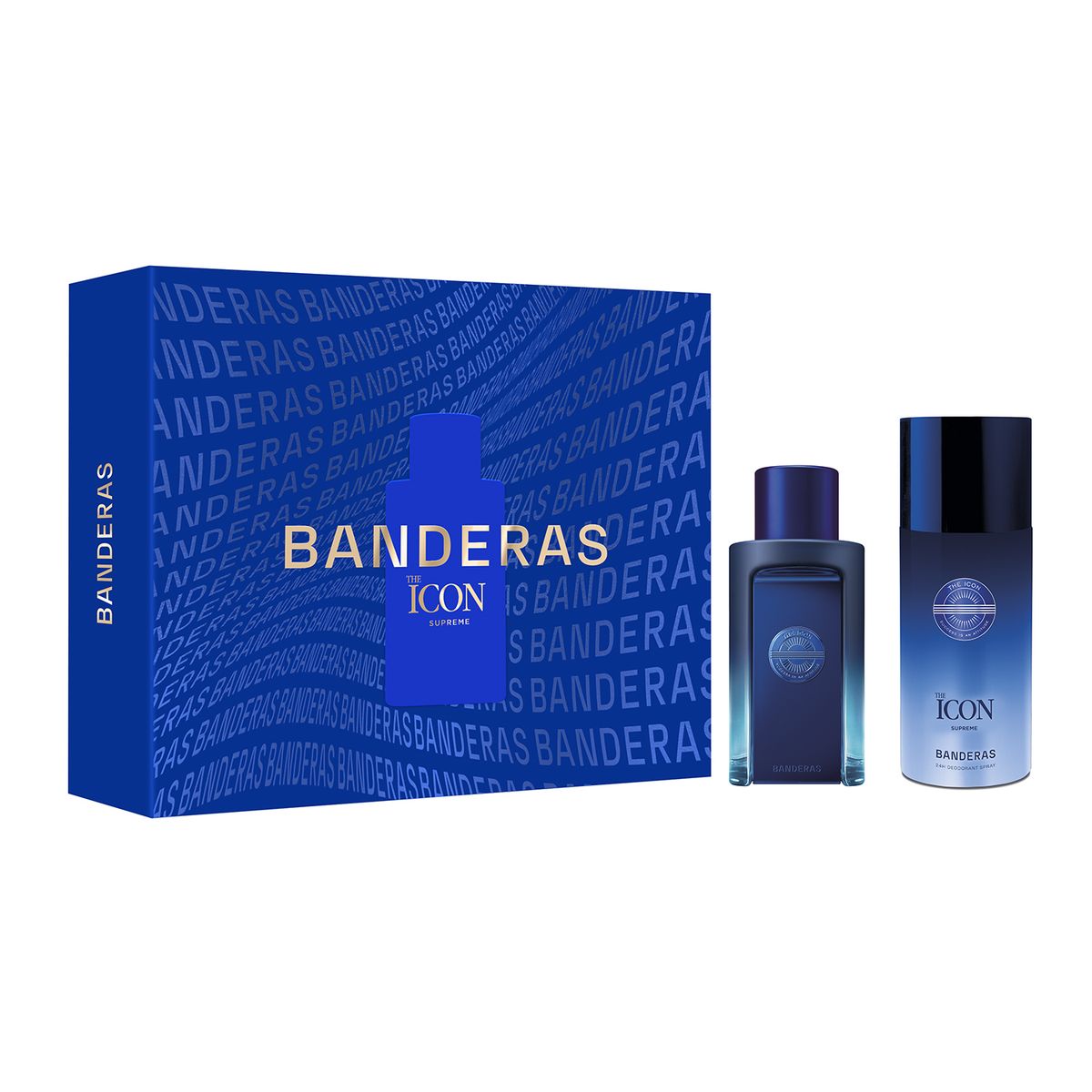 Banderas Set Icon Man Supreme Edp 100Ml + Deo 150Ml ANTONIO BANDERAS ...