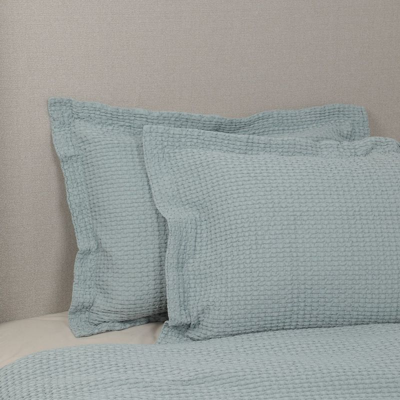 Funda de Almohada 100% Algodón Waffle CASA CANTABRIA | falabella.com