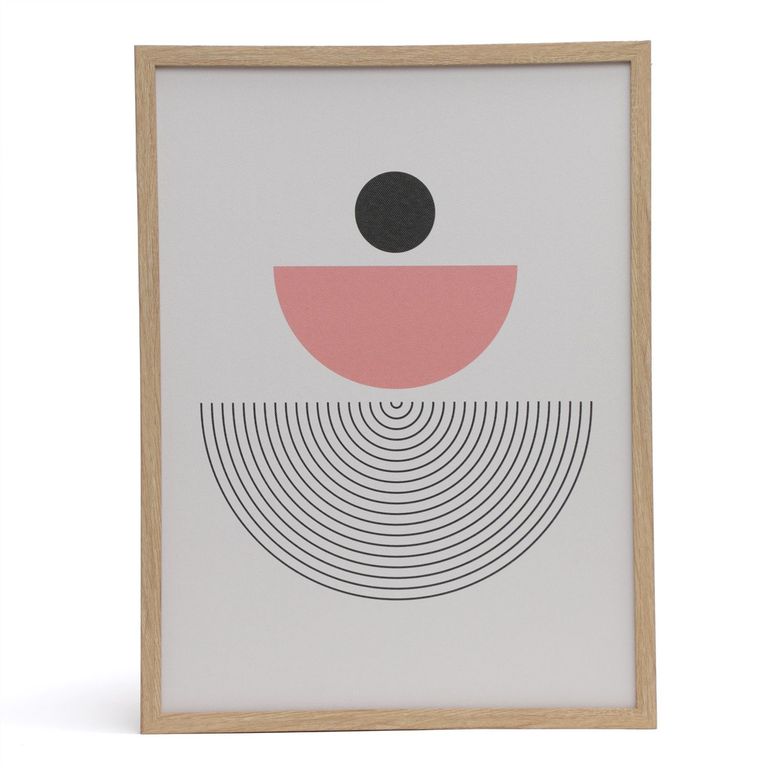 Canva Abstracto Medio Circulo 30x40cm MICA | falabella.com