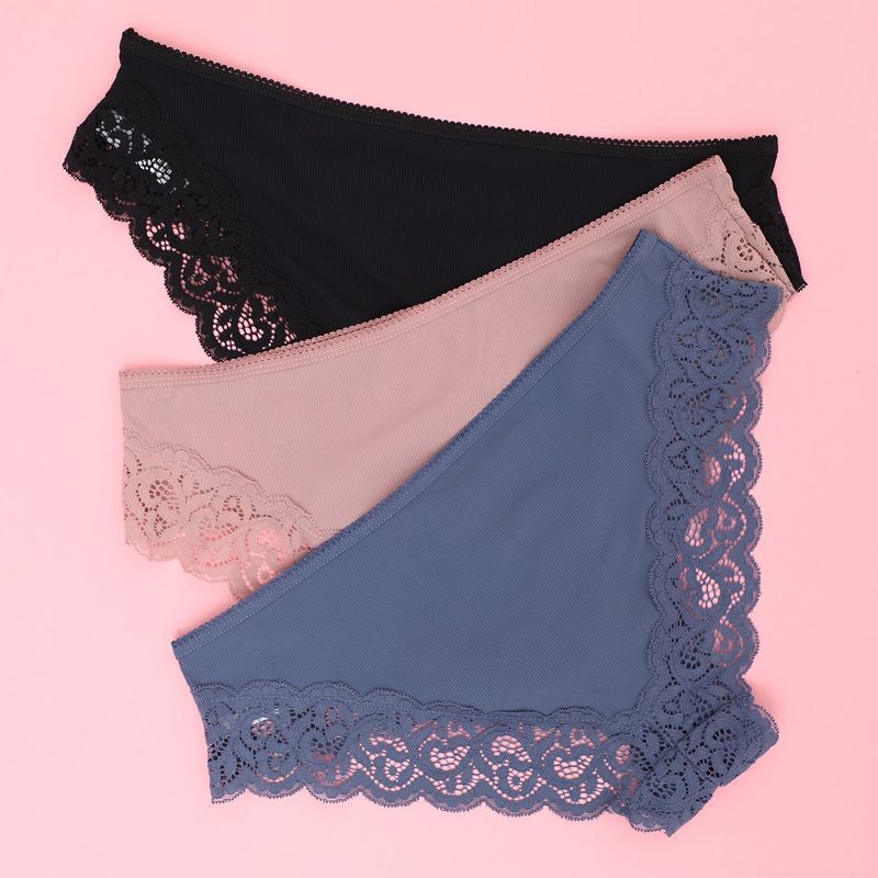 Pack X3 Calzón Con Encaje Blu BLU | falabella.com