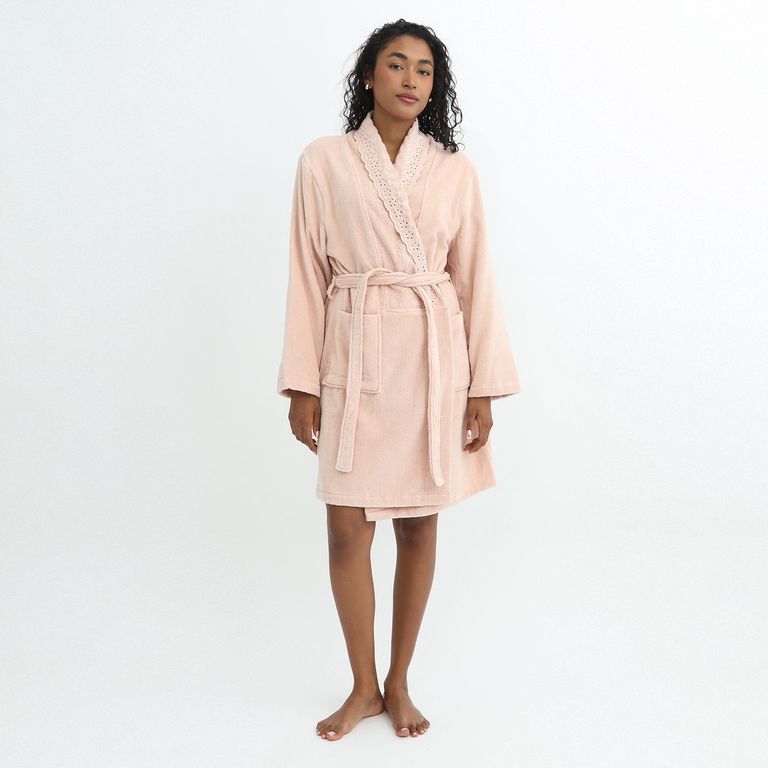 Bata de Baño Antonia 100% Algodón Roberta Allen ROBERTA ALLEN | falabella.com