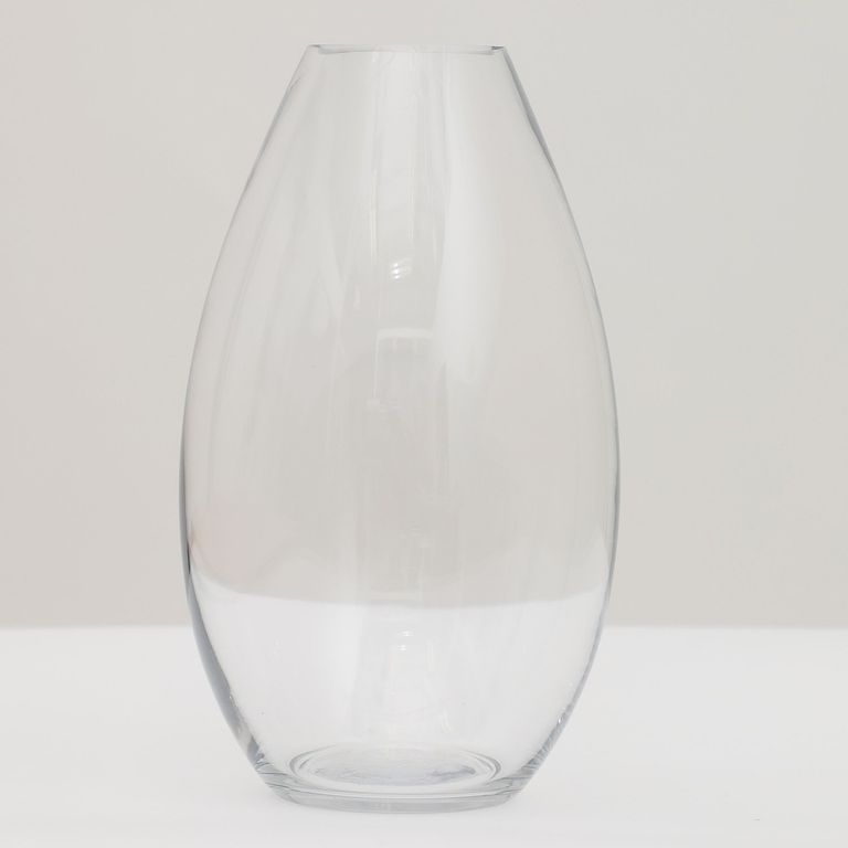 Florero Transparente Oval Vidrio 15x28cm MICA | falabella.com
