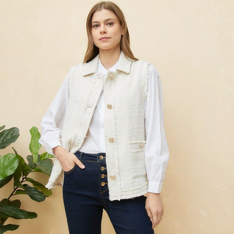 Chaleco Casual Mujer Elle ELLE | falabella.com