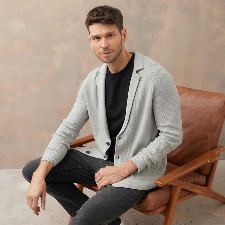 Cardigan 100% Algodón Hombre Wolf&hank WOLF&HANK | falabella.com