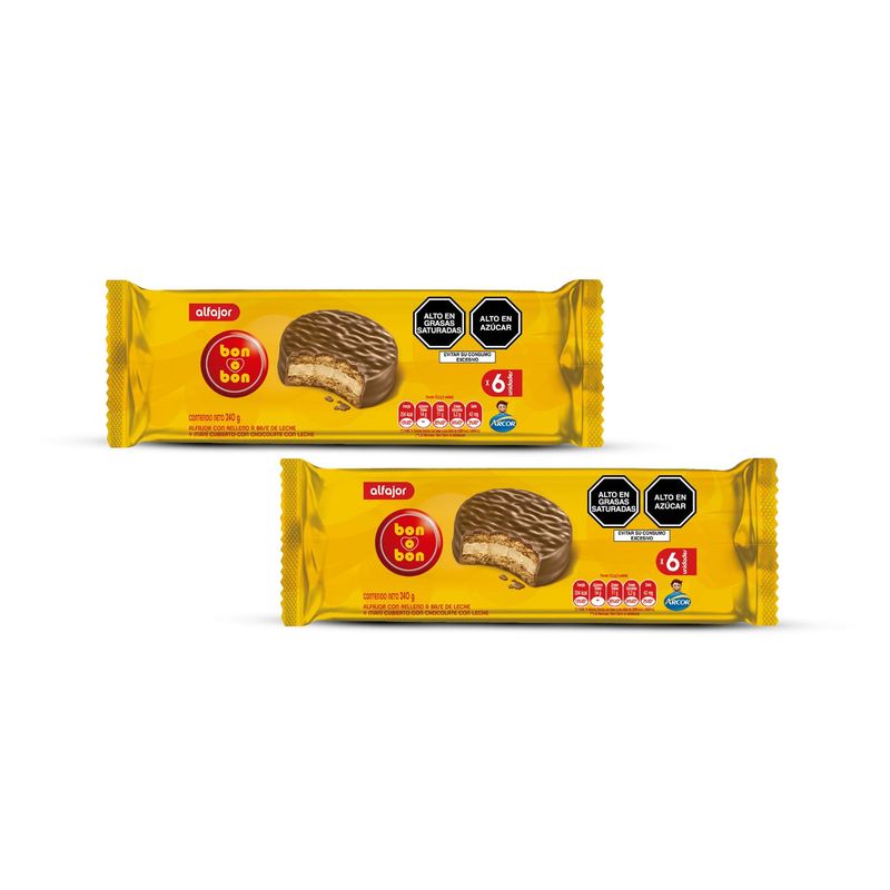 Alfajor Bon O Bon Arcor 240 G X 2 Unidades ARCOR | falabella.com