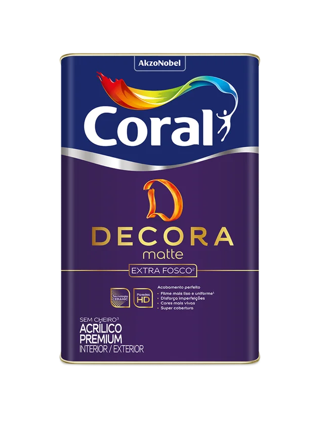 Tinta Decora Matte Papel Picado 18l Coral - Sodimac.com.br