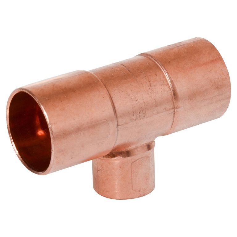 Tee Cobre SO 3/4" x 3/4" x 1/2" 1u | Sodimac Chile