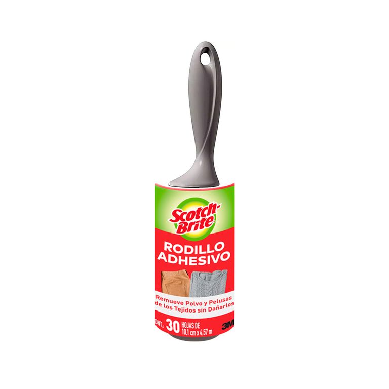 Rodillo Quitapelusas Scotch Brite Lint Roller 30 Hojas Removedor de ...