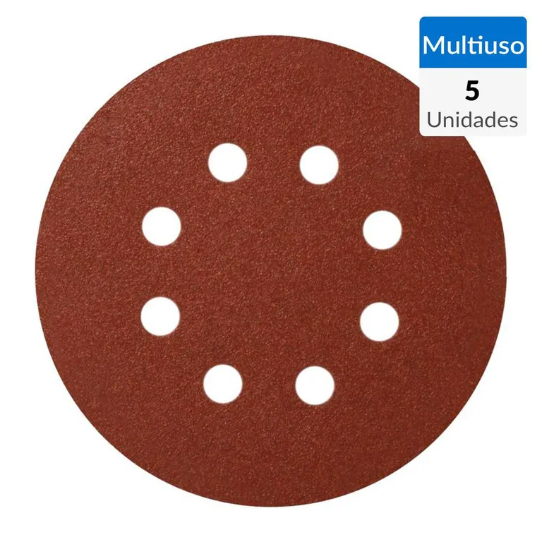Set de discos de lija grano 120 5 unidades | Sodimac - Falabella