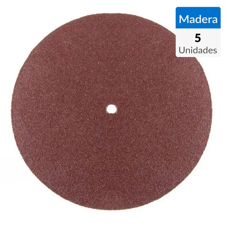 Disco lija 5"x3/16" 5 unidades | Sodimac - Falabella