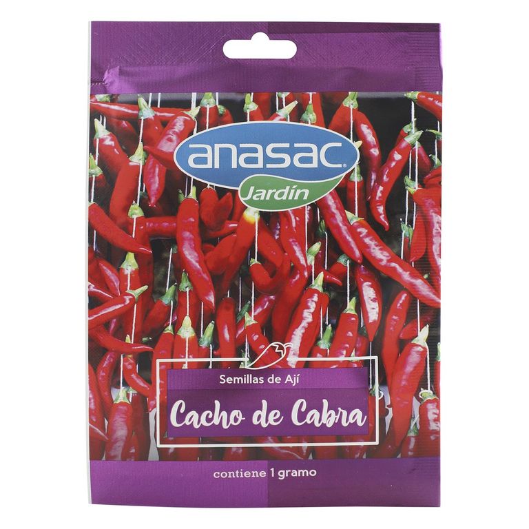 Semilla Ají Cacho Cabra 1 gr Sachet | Sodimac - Falabella