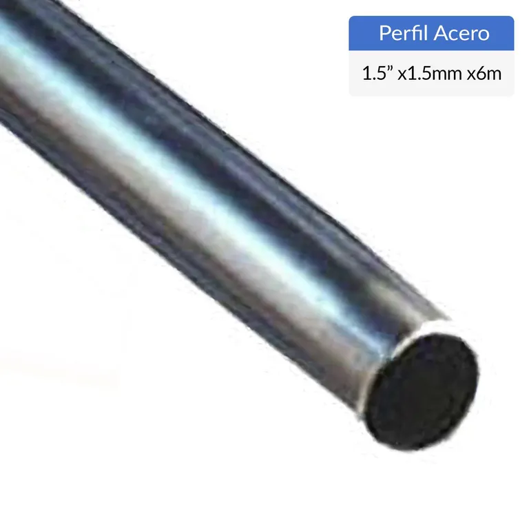 Perfil Tubular Redondo Acero 1 1/2" 1,5 mm 6 m | Sodimac - Falabella