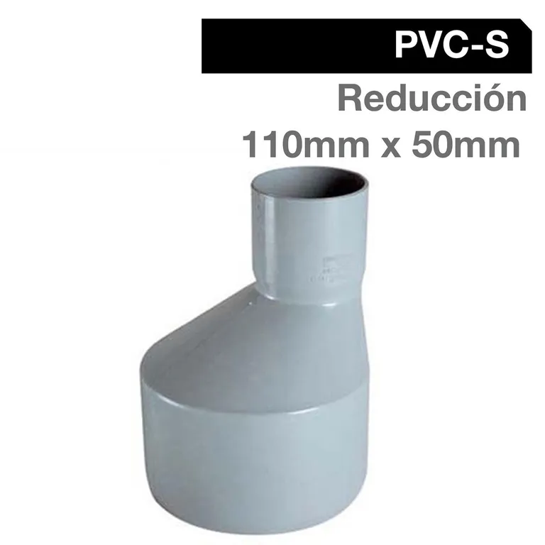 Reducción PVC-S Bco c/goma 110mm x 50mm Blanco 1u | Sodimac - Falabella