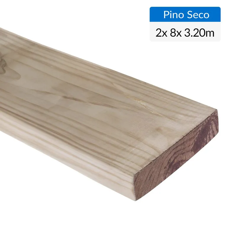 Pino Dimensionado Seco 2x8 3,2 m | Sodimac Chile