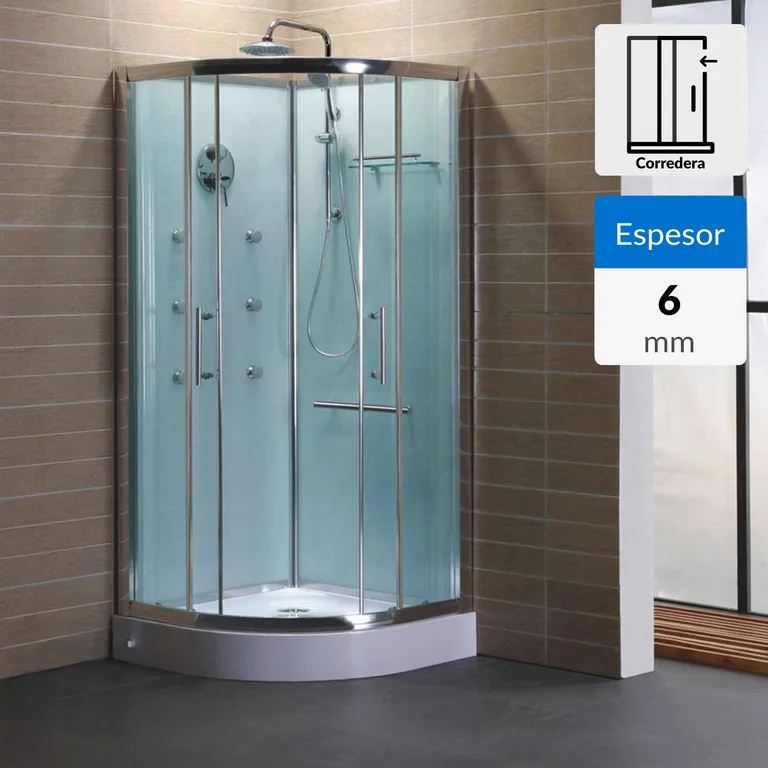 SENSI DACQUA - Cabina de ducha 90x90x223 cm | Ofertitas